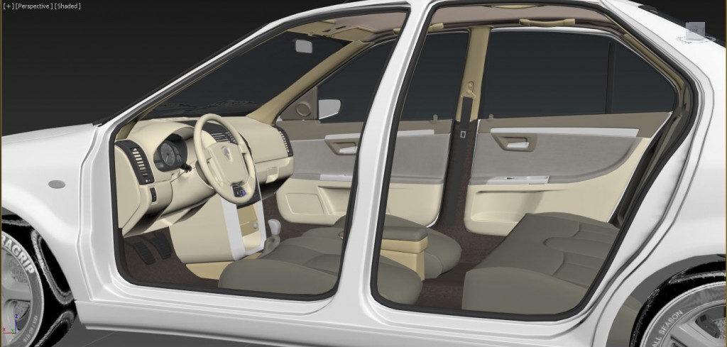 مدل سه بعدی سمند سورن – آموزش های تری دی مکس و دانلود مدل سه بعدی